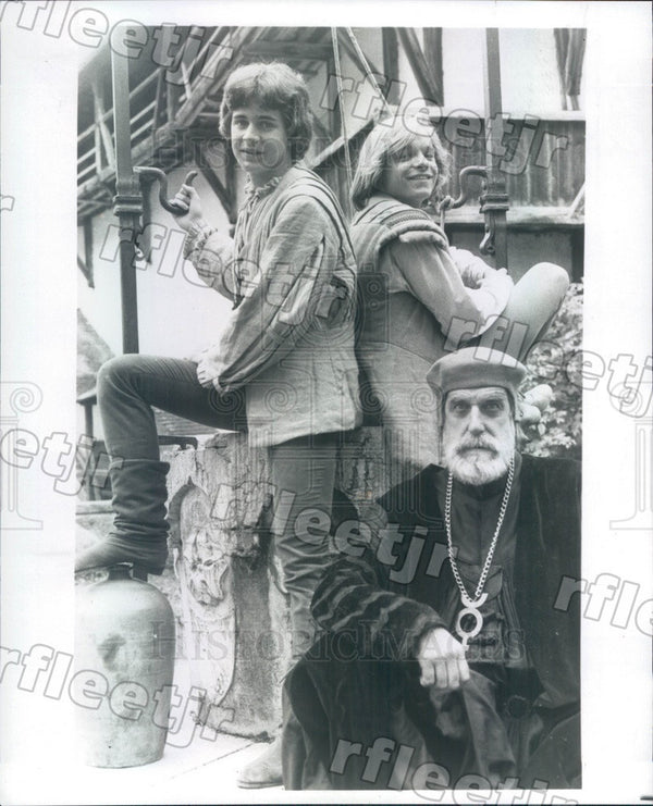 1984 Actors Chris Makepeace, Lance Kerwin, Fred Gwynne Press Photo adw ...