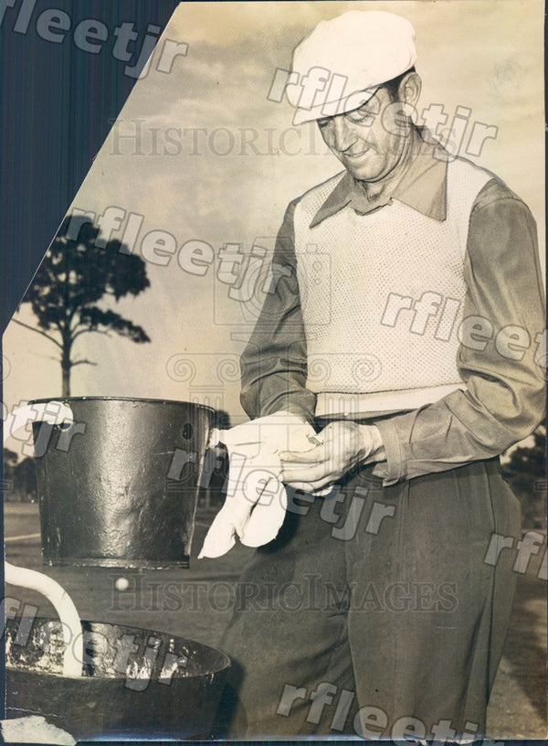 Undated MLB Philadelphia Phillies Pitcher, Golfer Merv Shea Press Phot ...