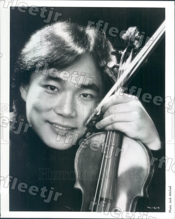 1986 Taiwanese American Violinist Cho-Liang Lin Press Photo adx441 ...
