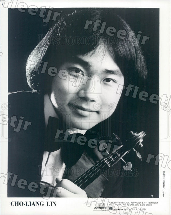 1984 Taiwanese American Violinist Cho-Liang Lin Press Photo adx443 ...