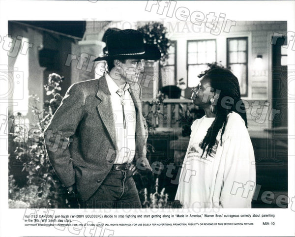 1993 Award Winning Actors Whoopi Goldberg & Ted Danson Press Photo ady ...