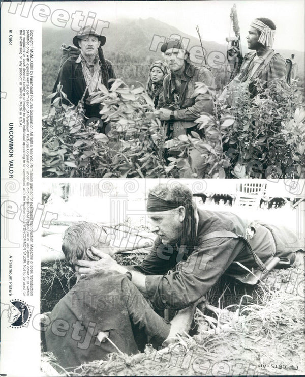1983 Actors in Film Uncommon Valor Press Photo ady1183 - Historic Images