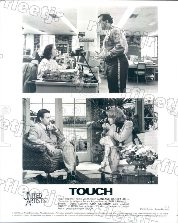 1997 Actors Janeane Garofalo, Tom Arnold, Gina Gershon Press Photo ady ...