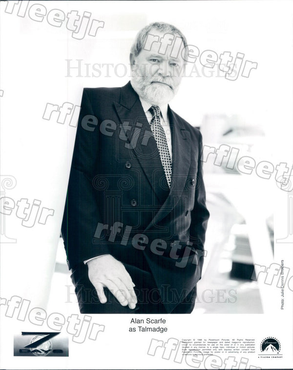 1998 Canadian Actor Alan Scarfe on TV Show Seven Days Press Photo adz2 ...