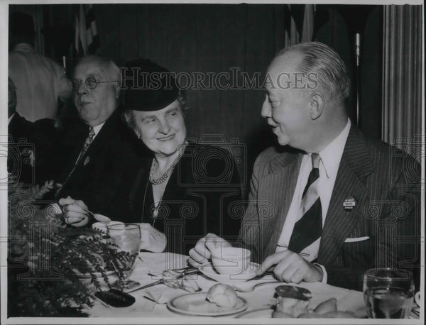 1946 Press Photo Republicans at GOP rally held at Hotel Statler ...