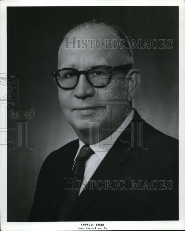 1970 Press Photo Crowdus Baker executive officer at Sears New York ...