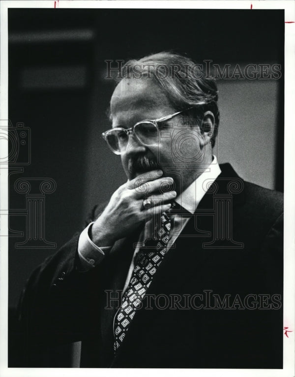 1991 Press Photo Richard Cavanagh Dean of Harvard University - Historic ...