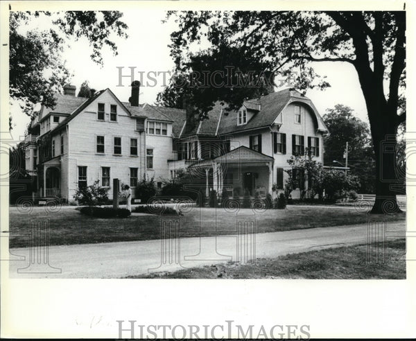 1979 Press Photo President James Garfield's Home in Lawnfield in Mento ...