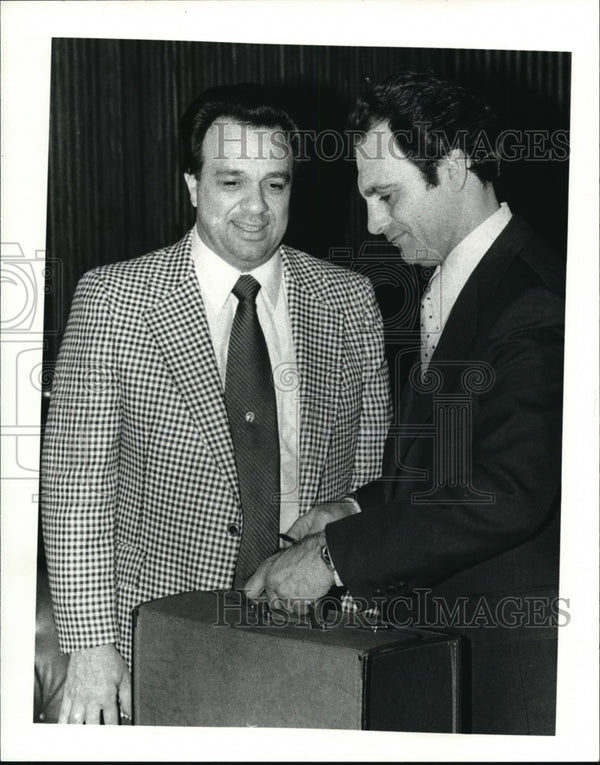 1980 Press Photo John Felice Jr and Ralph D Sperci - Historic Images