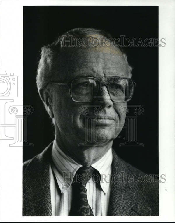 1987 Press Photo William Zinsser, Author of Book Writing Well ...