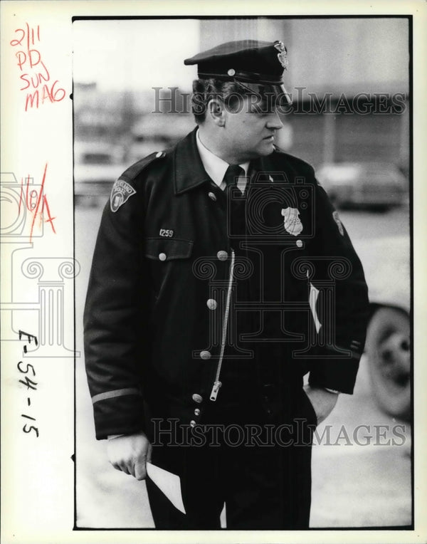 1979 Press Photo Policeman Jim Gaven of Cleveland - cva23953 - Historic ...