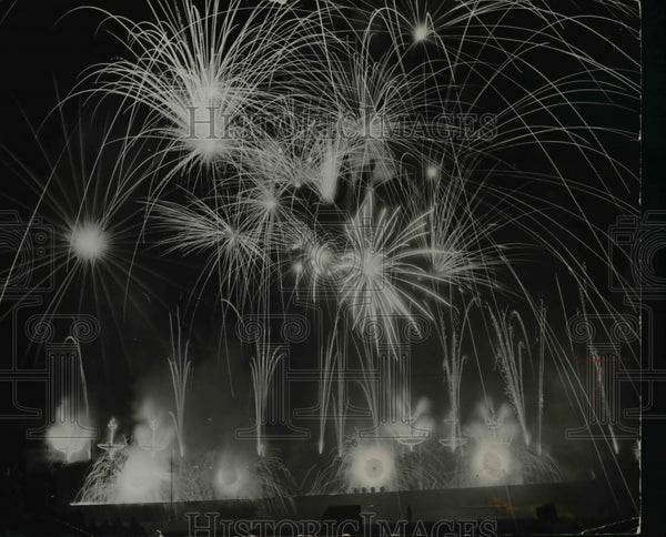 1941 Fireworks displayed at Festival of Freedom at the Stadium ...