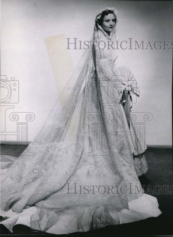 1954 Press Photo Miss Elizabeth Firestone, daughter of Mr. and Mrs. Ha ...