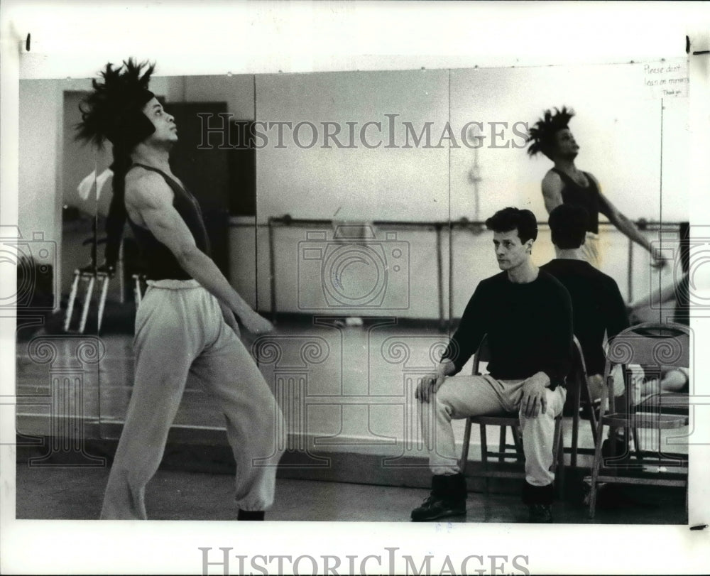 1988 Press Photo Randy Glynn, Guest Choreographer from Toronto ...