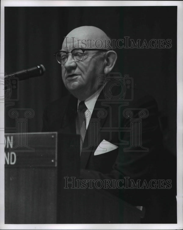 1969 Press Photo John Reavis at the NAACP Freedom Fund Dinner ...