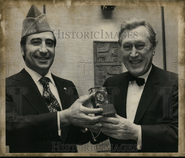 1975 Hon. Judge Paul Ribner-National commander and Charlie Vanik ...