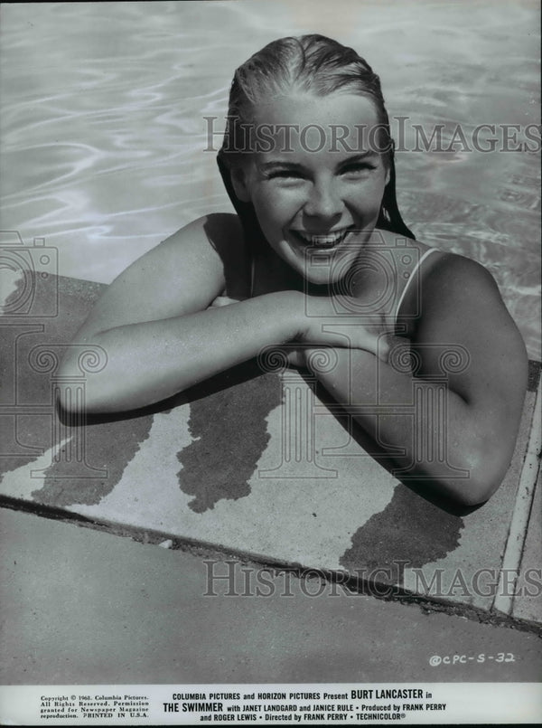 1968 Press Photo Janet Landgard stars in the film The Swimmer ...