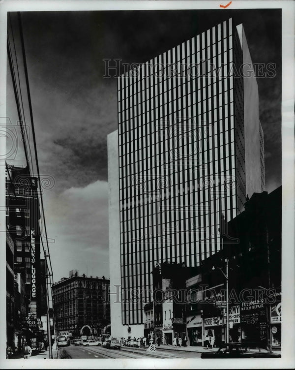 1965 Press Photo Grant-Liberty Street section of downtown Pittsburgh ...