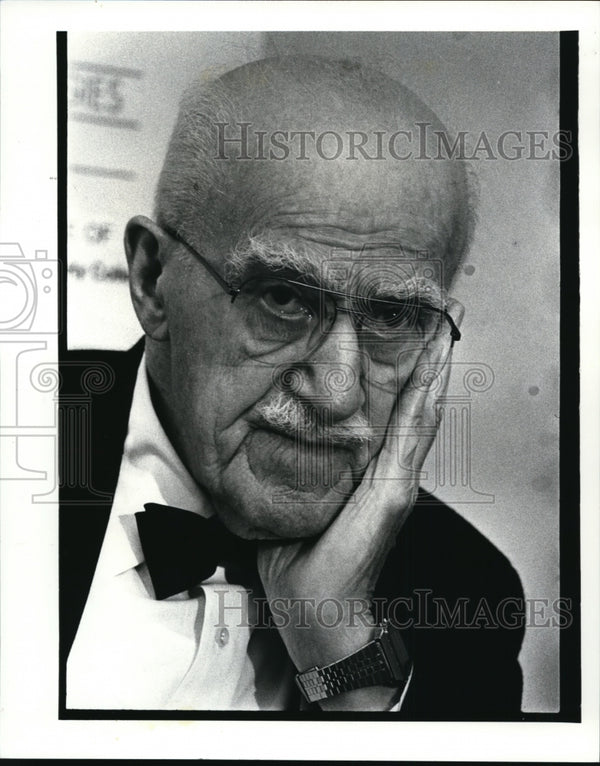 1988 Press Photo Dr Joseph J Juran at Unified Technologies Center - cv ...