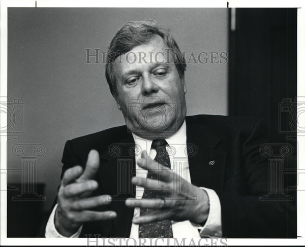 1991 Press Photo Alberty Bersticker, New CEO of the Ferro Corporation ...