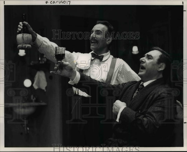 1991 Press Photo Joseph Mascolo & Joseph R Sicari in Bravo, Cruso! at ...