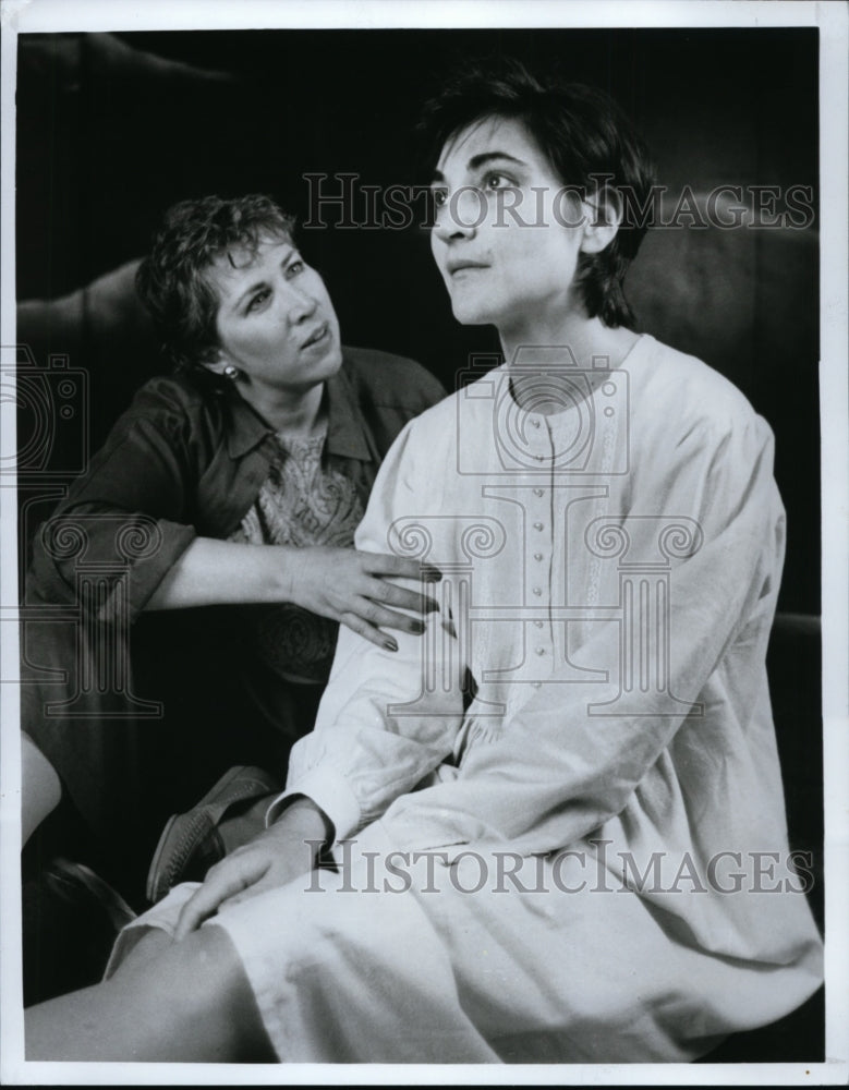 1988 Press Photo Joyce Reehling, Robin Bartlett-Craig Lucas' Reckless ...
