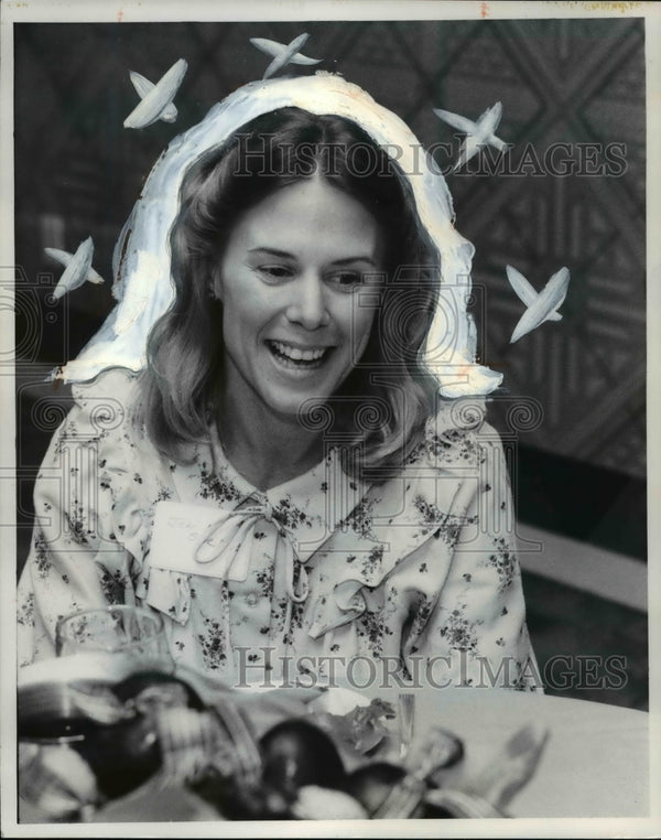 1977 Press Photo Mrs Brian Sipe (Jeri) - cvb39544 - Historic Images