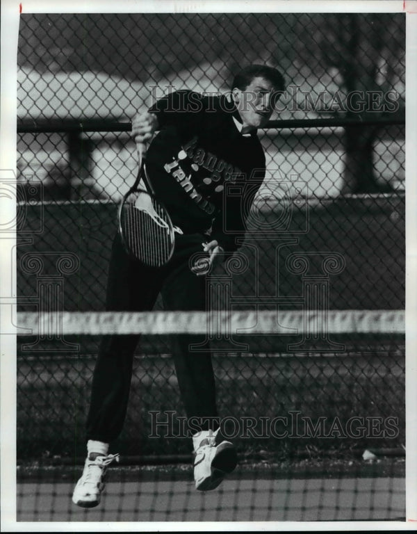 1991 Press Photo Eastlake North High, Tennis, Jeremy Quinn - cvb41993 ...