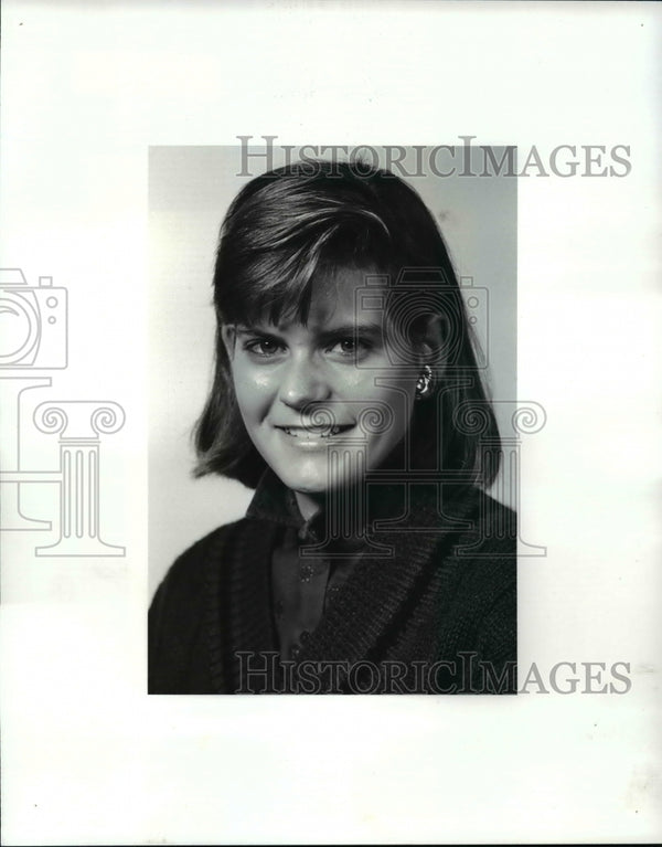 1986 Press Photo Players of the week, Sarah Hurst, Hathaway Brown, Ten ...