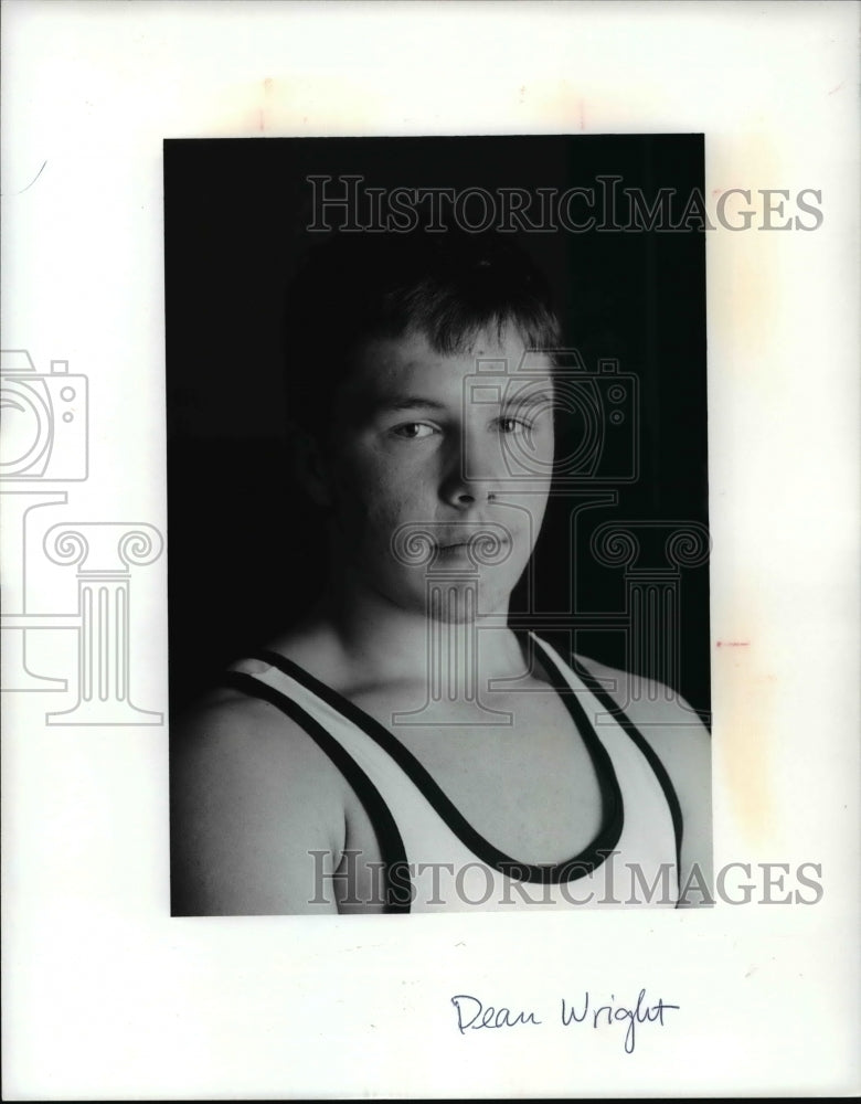 1990 Press Photo Dean Wright, Wellington wrestler - cvb42207 - Historic ...