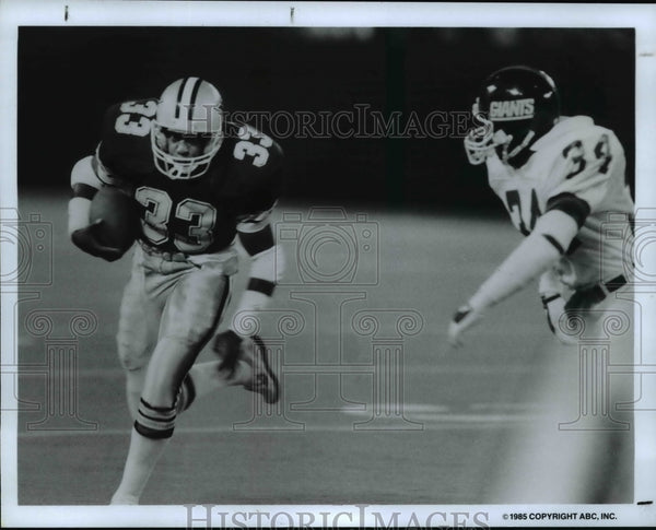 1985 Press Photo New York Giants Elvis Patterson Player Wearing Number ...