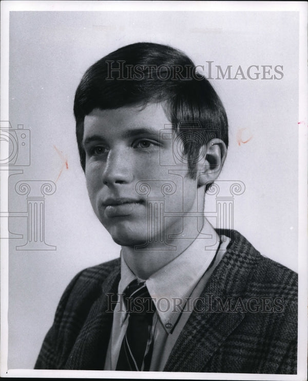 1970 Press Photo Ray Polomsky, Cathedral Latin Scholastic Basketball D ...