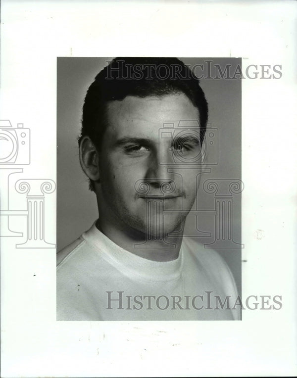 1987 Press Photo Mark Lacy, Medina Football, Dream Teamer - cvb46524 ...