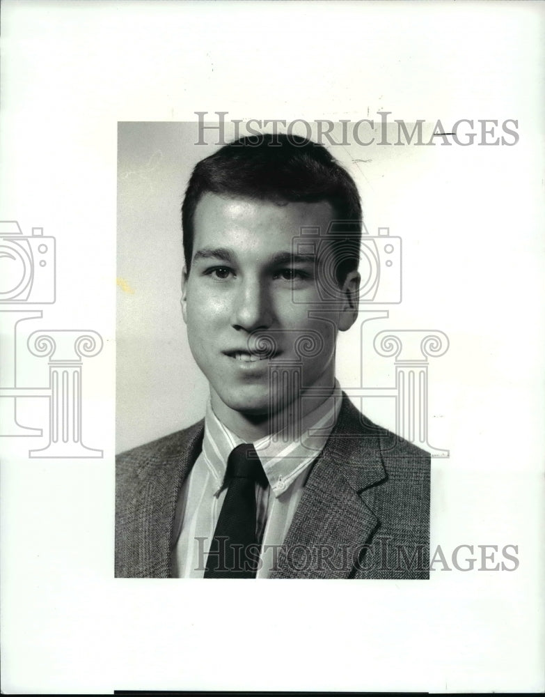 1988 Press Photo Players of the Week, #4 Ted Kohanski, St. Joseph, ice ...