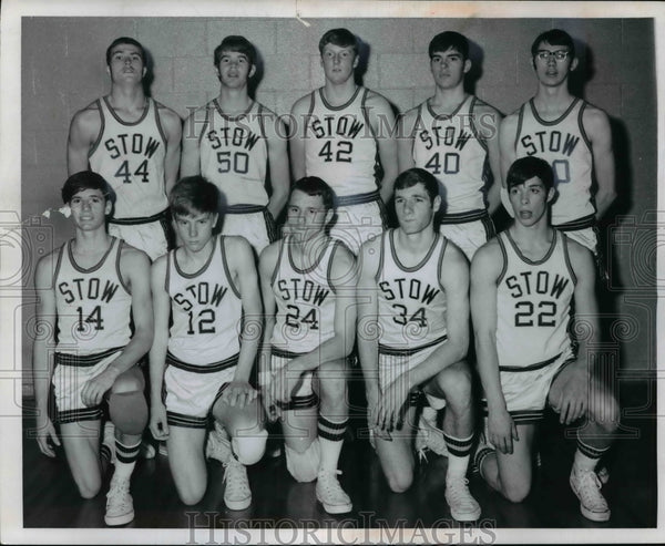 1970 Stow High School basketball team, 1969-70 - Historic Images