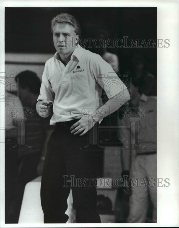 1989 Press Photo Randy Pedersen During Tues Practice Session - cvb4929 ...