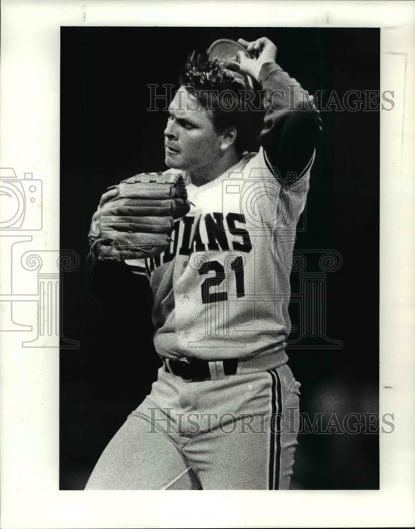 1988 Press Photo Greg Swindell Pitching a 2 Hitter Against the Chicago ...