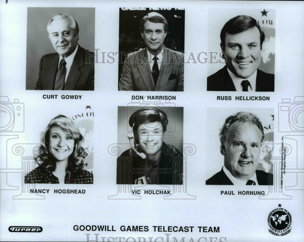 1986 Press Photo: Moscow Goodwill Games Telecast Team - cvb49921 ...