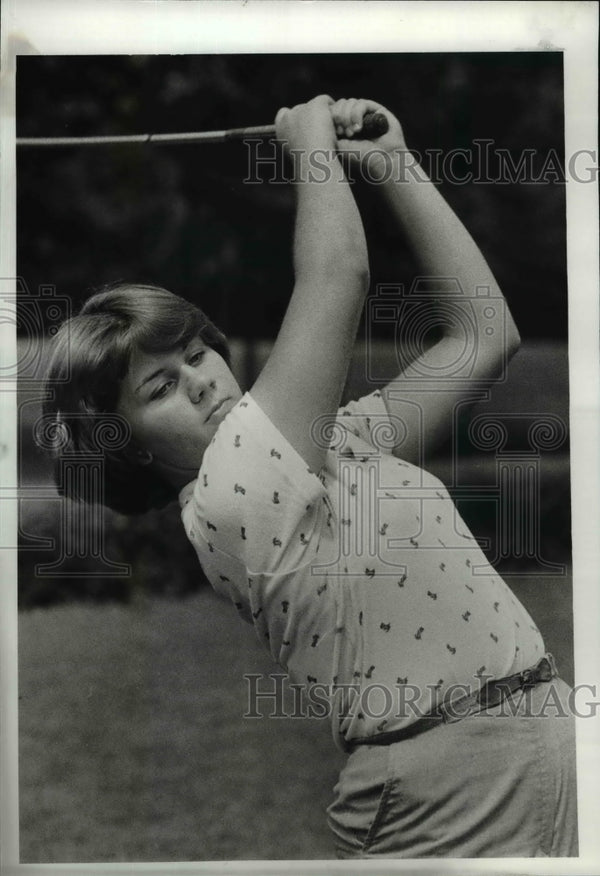 1981 Press Photo PD Junior Golf Tournament, Melissa Bauer - cvb52410 ...