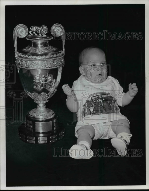 1975 MIchael Macken Jr. with Ohio Derby East India Cup. - Historic Images