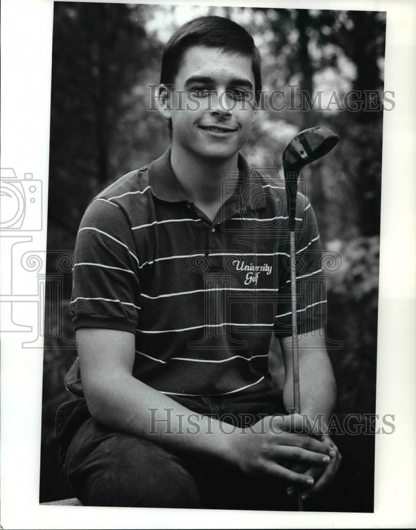 1990 Press Photo Bunk McMahon, US state champ in golf. - cvb54500 ...