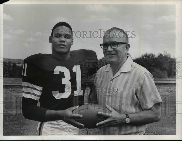 1965 Mel Anthony, Blanton Collier - Historic Images