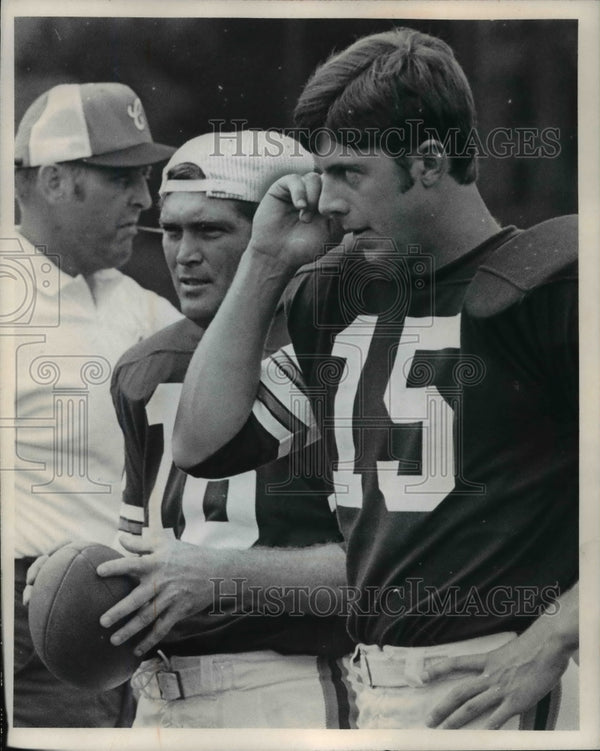 1971 Bill Neben and Mike Phipps-football players - Historic Images
