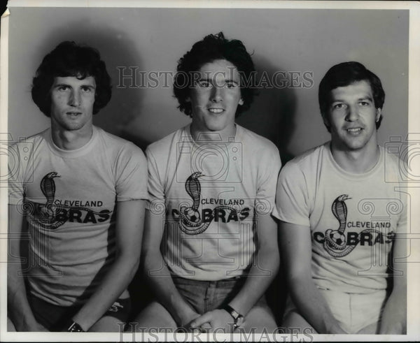 1977 Press Photo L-R: Bill Kenny, Arnie Ravenscroft, Peter Laurenson ...