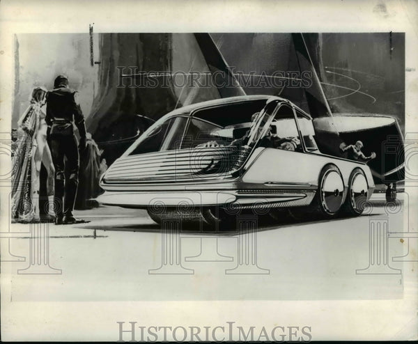 1960 Press Photo Husky Tractor for heavy airport duty and express high ...