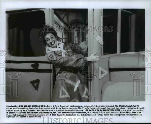 1997 Press Photo Scene From Scholastic's The Magic School Bus Live - c ...