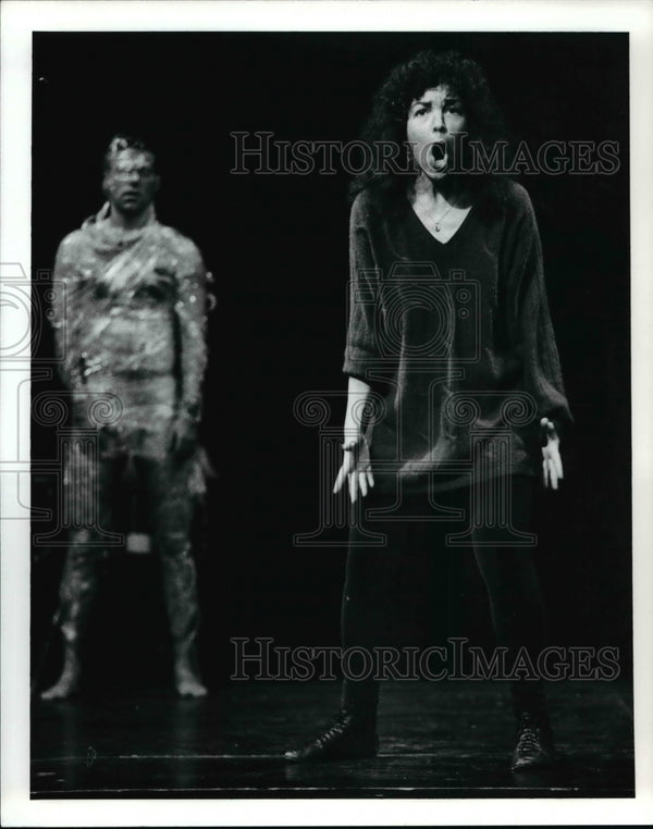 1991 Press Photo Dawn Arnold plays nurse practitioner. - cvb60810 ...