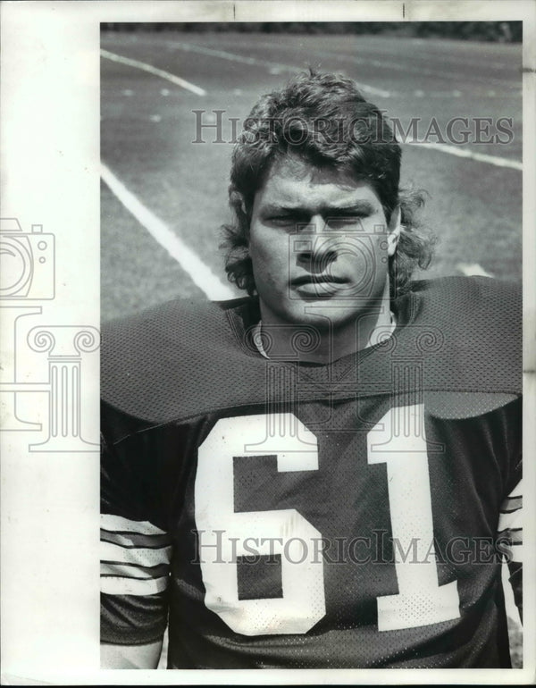 Press Photo Mike Baab, Cleveland Browns - cvb65368 - Historic Images