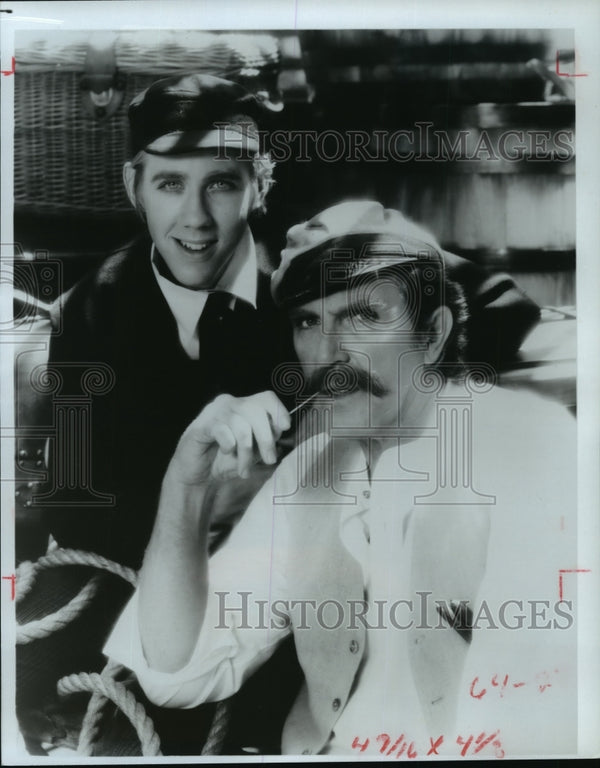 Press Photo Life On The Mississippi-Robert Lansing, David Knell ...