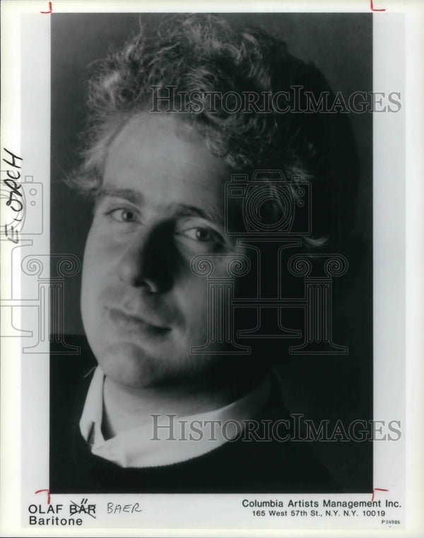 1994, Olaf Baer Baritone - cvp15494 - Historic Images